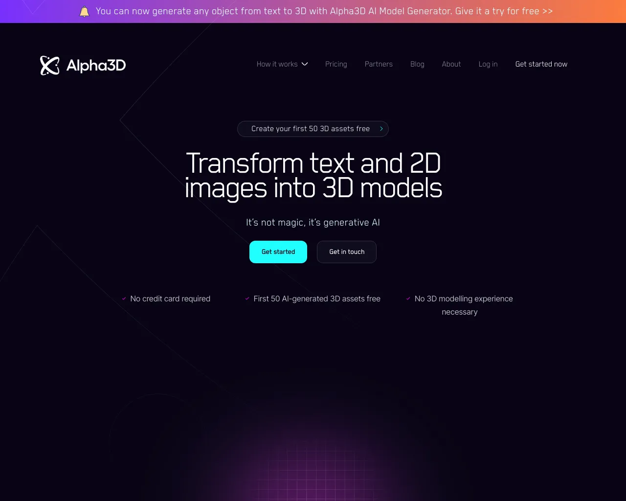 Explore Alpha3D 2024: The Ultimate AI Guide - Pricing, Review & Capabilities | Monkey Ai Tools