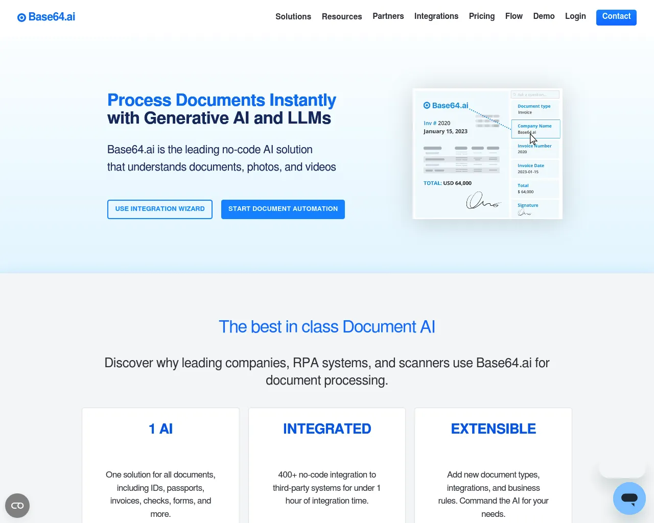 Explore Base64.ai 2024: The Ultimate AI Guide - Pricing, Review & Capabilities | Monkey Ai Tools