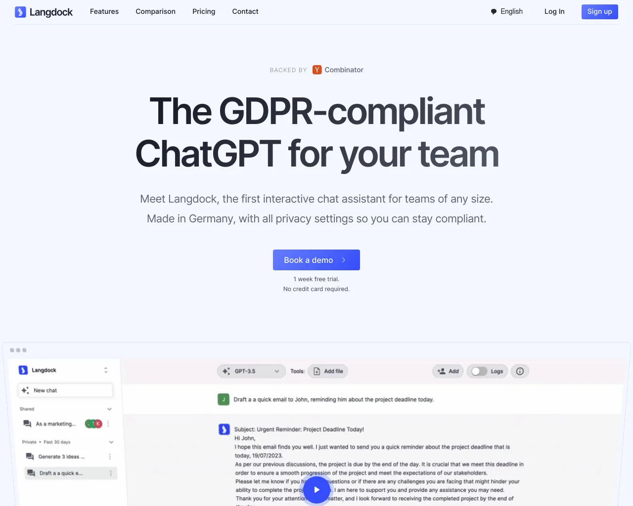 Explore Langdock 2024: The Ultimate AI Guide - Pricing, Review & Capabilities | Monkey Ai Tools