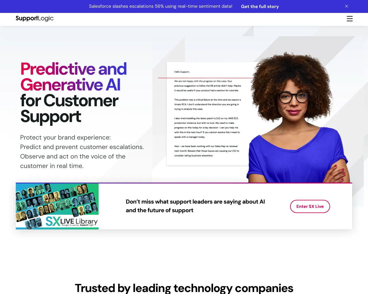 Explore Supportlogic 2024: The Ultimate AI Guide - Pricing, Review & Capabilities | Monkey Ai Tools