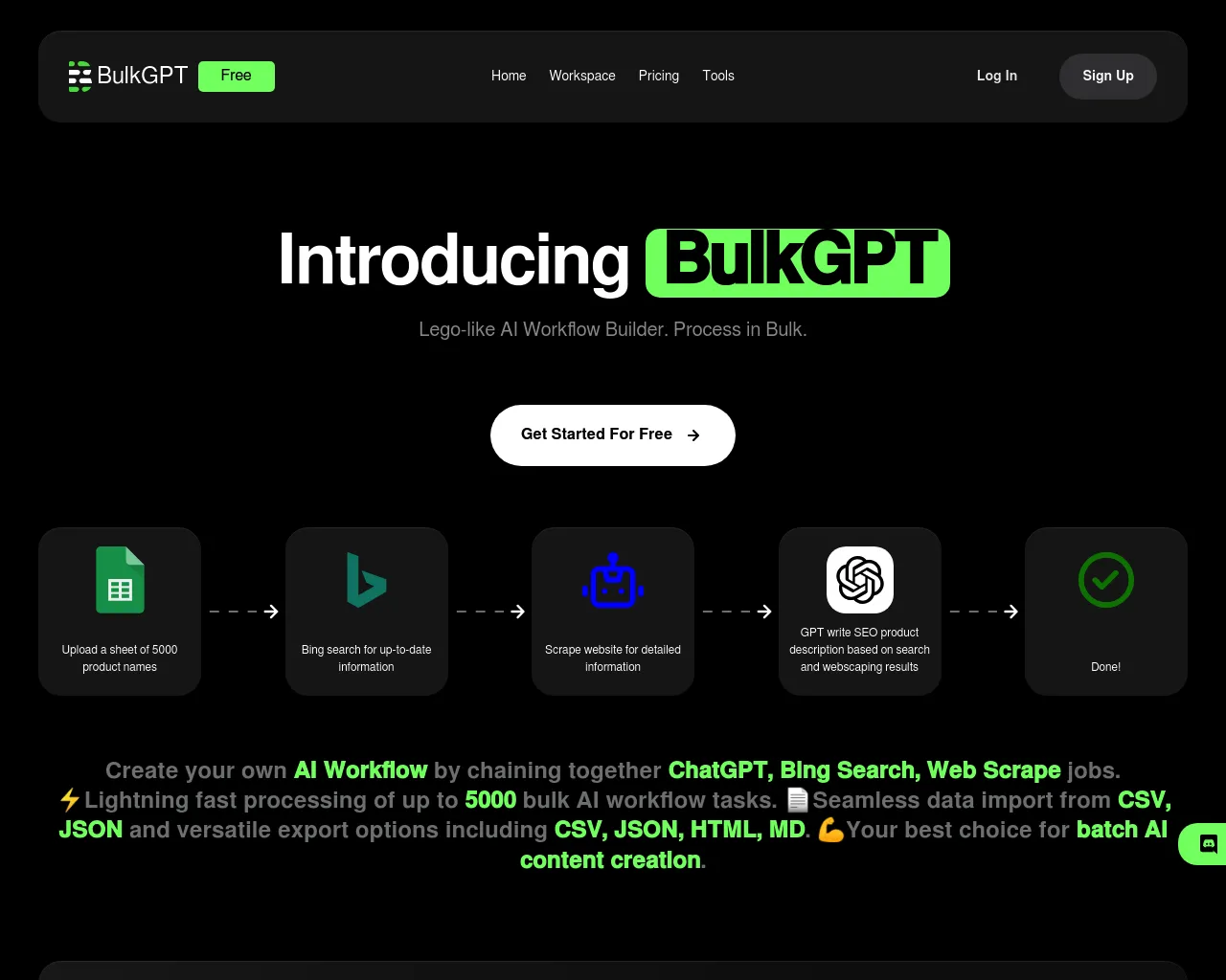 Explore BulkGPT 2023: The Ultimate AI Guide - Pricing, Review & Capabilities | Monkey Ai Tools