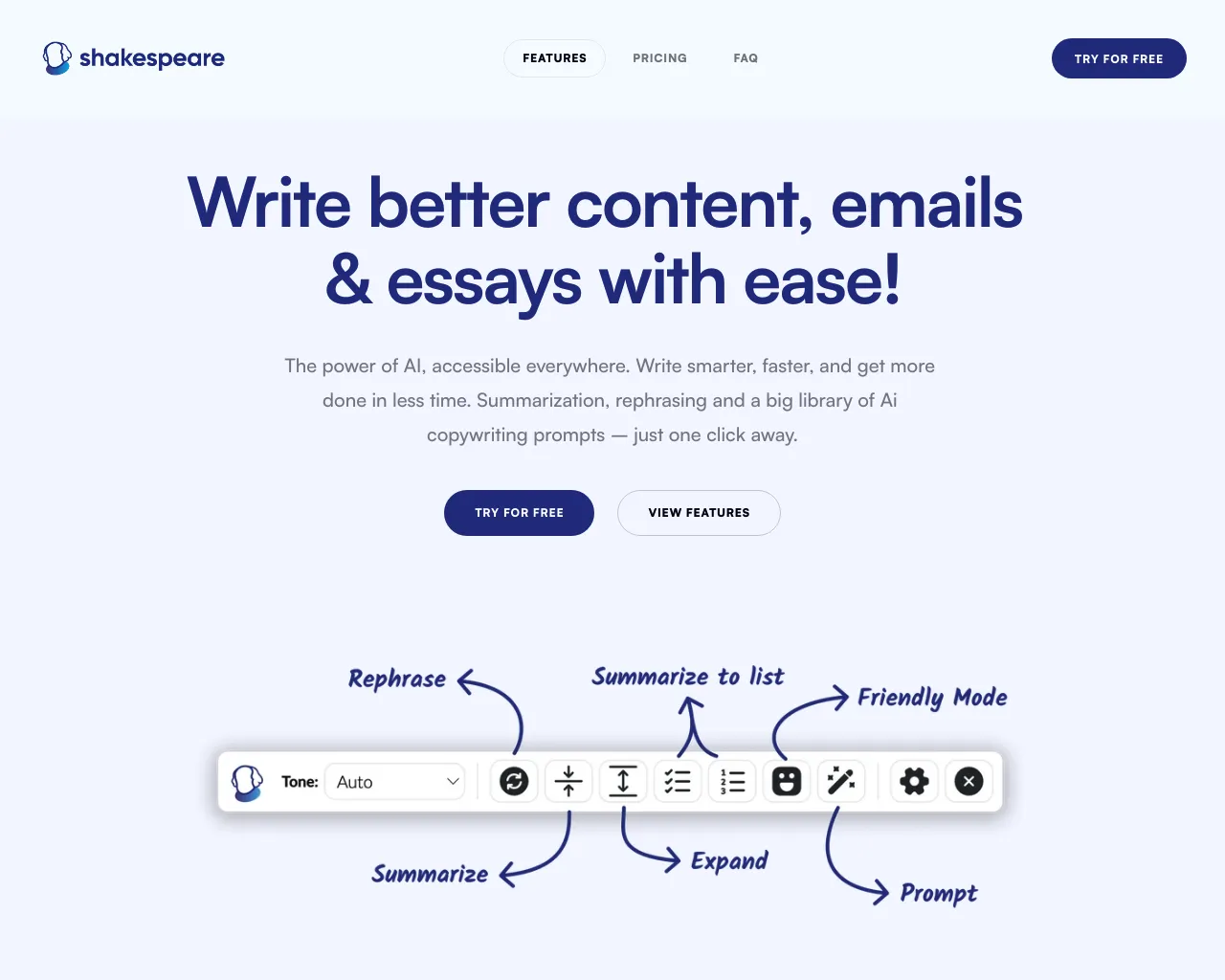 Explore Shakespeare AI Toolbar 2024: The Ultimate AI Guide - Pricing ...