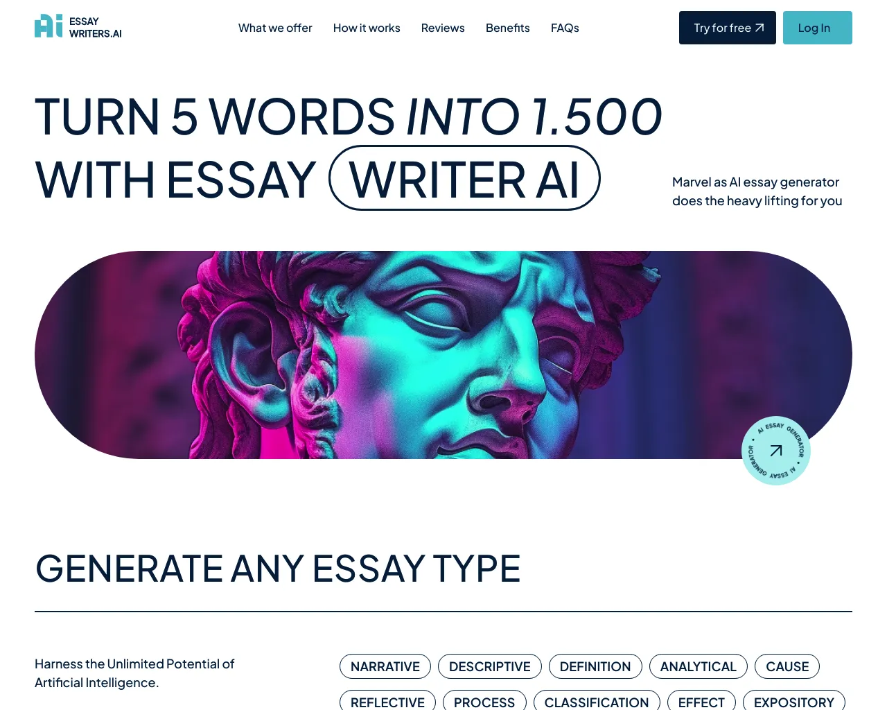Explore AI Essay Writer 2024: The Ultimate AI Guide - Pricing, Review ...