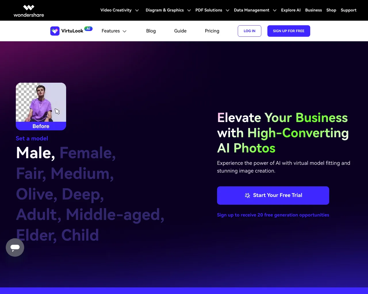 Explore Wondershare VirtuLook 2024: The Ultimate AI Guide - Pricing, Review & Capabilities ...