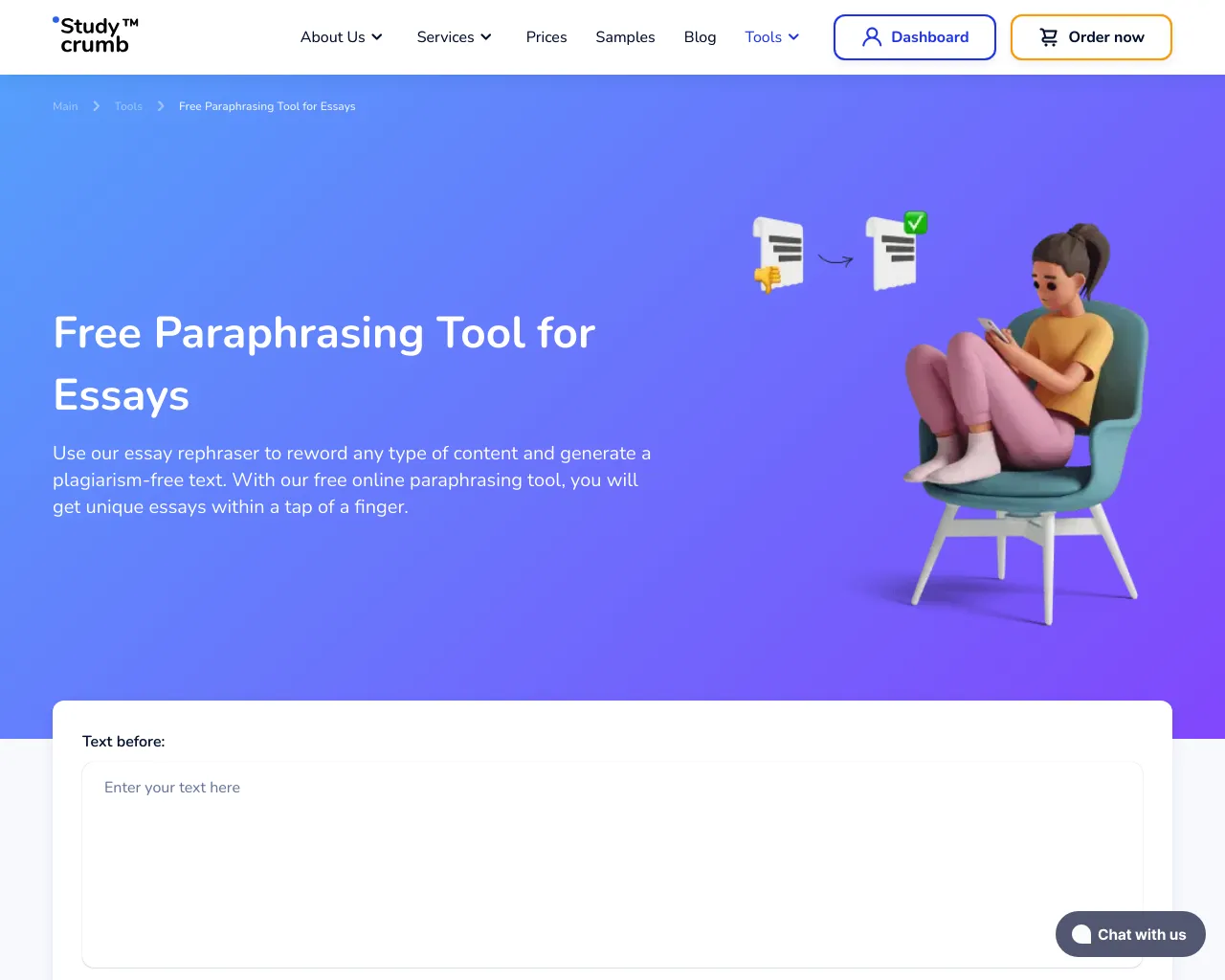 Explore StudyCrumb 2024: The Ultimate AI Guide - Pricing, Review & Capabilities | Monkey Ai Tools