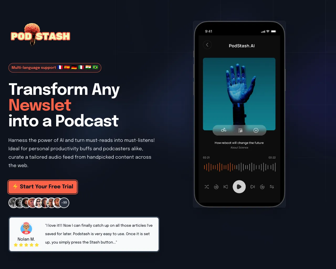 Explore Podstash 2024: The Ultimate AI Guide - Pricing, Review & Capabilities | Monkey Ai Tools