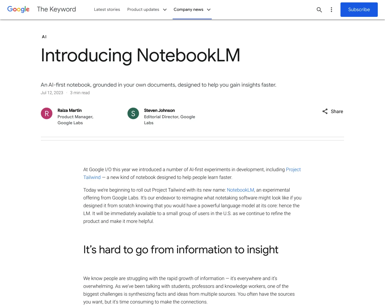 Explore NotebookLM 2024: The Ultimate AI Guide - Pricing, Review ...