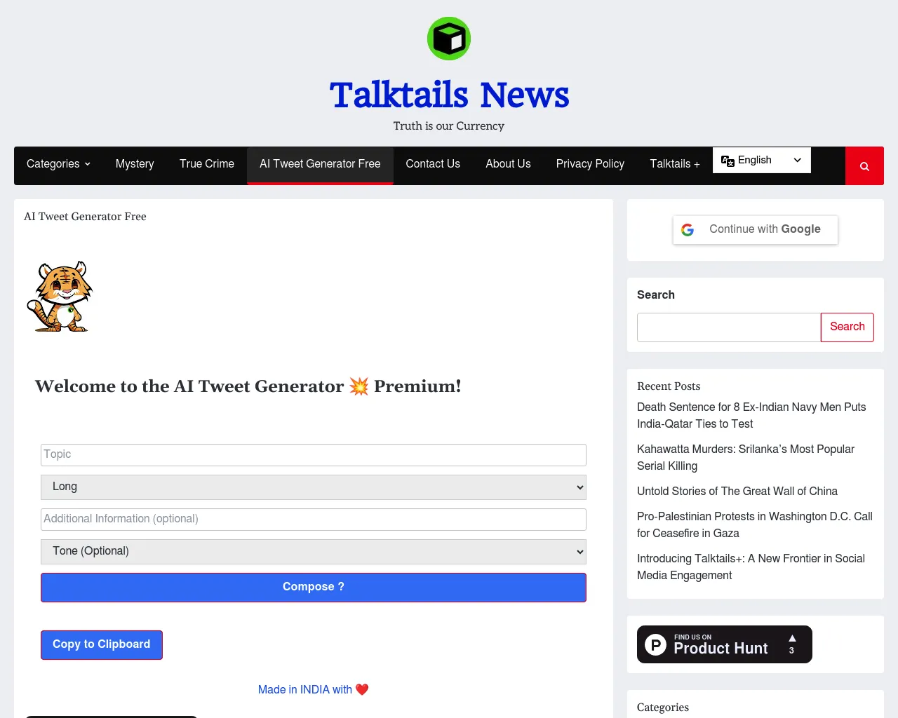 Explore Talktails 2024: The Ultimate AI Guide - Pricing, Review & Capabilities | Monkey Ai Tools