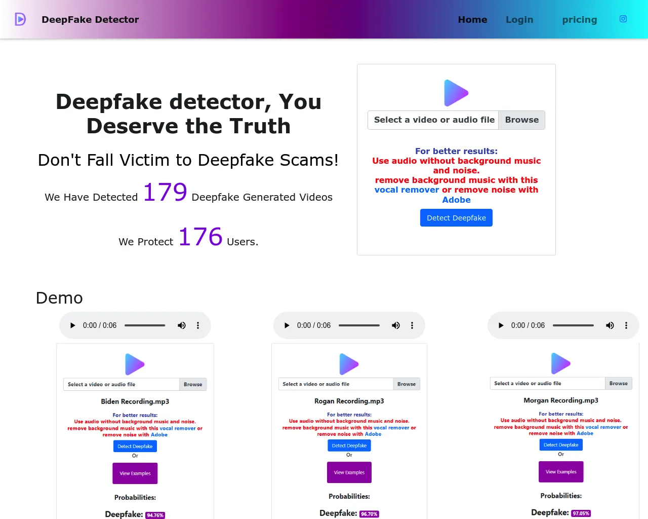 Explore Deepfake Detector 2024: The Ultimate AI Guide - Pricing, Review ...