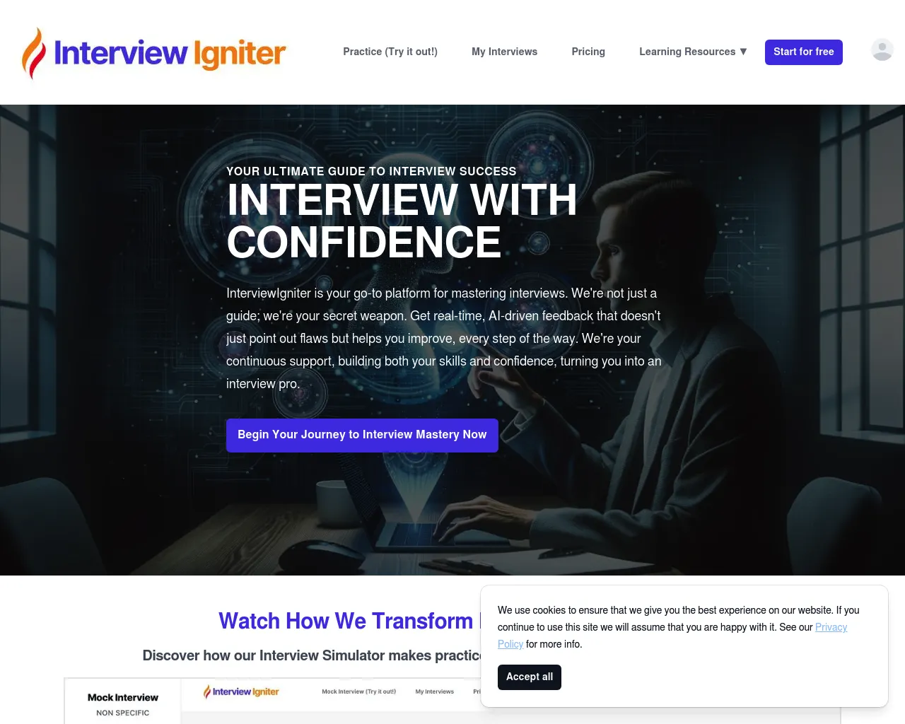Explore Interviewigniter 2024: The Ultimate AI Guide - Pricing, Review & Capabilities | Monkey ...