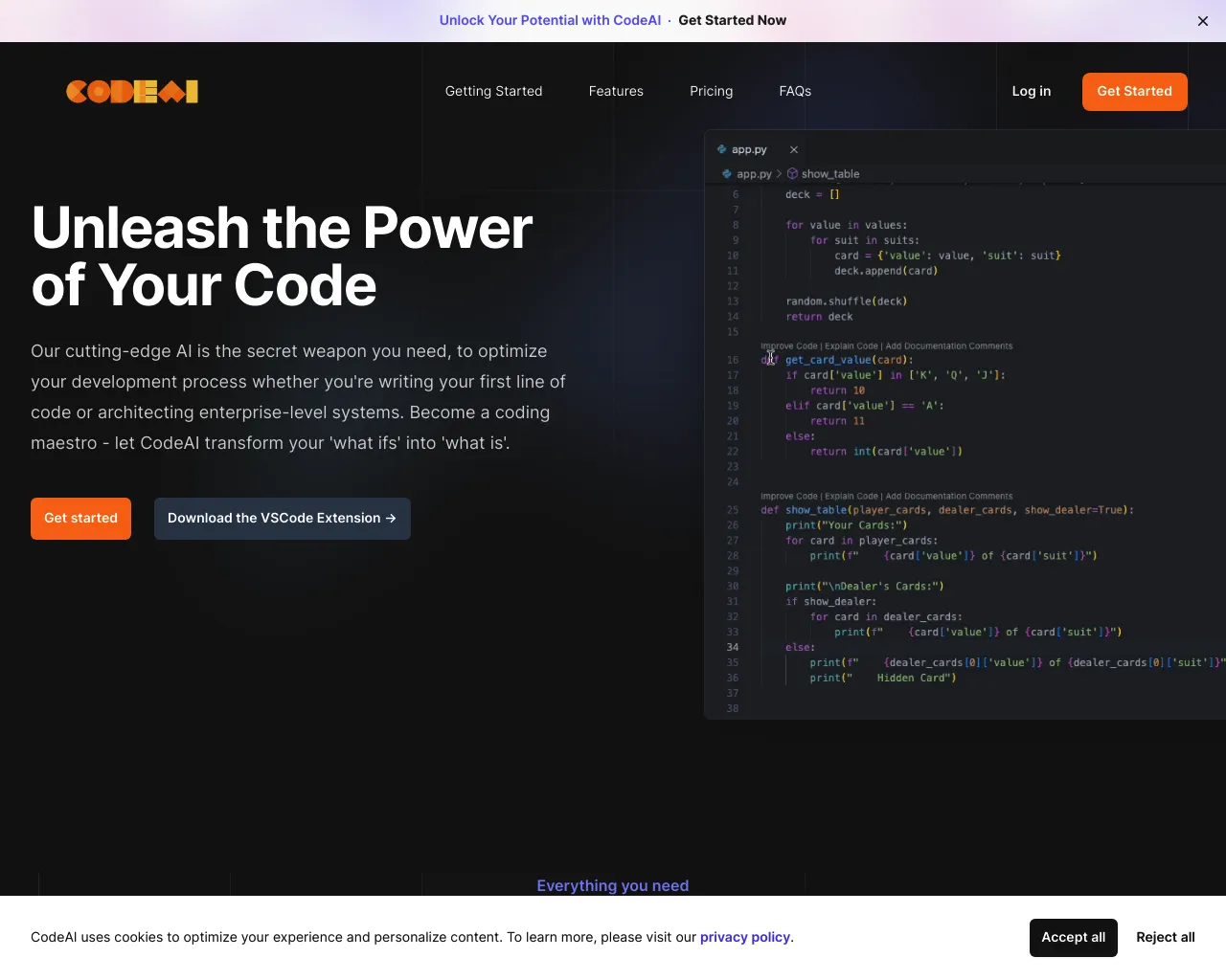 Explore CodeAI 2024: The Ultimate AI Guide - Pricing, Review & Capabilities | Monkey Ai Tools