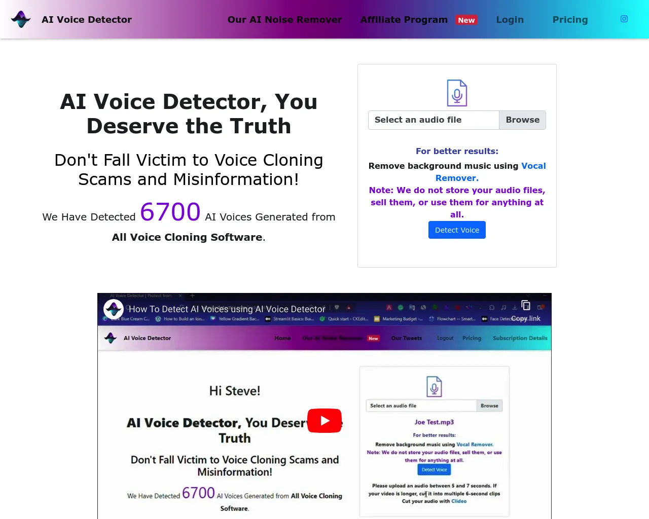 Explore AI Voice Detector 2024: The Ultimate AI Guide - Pricing, Review ...