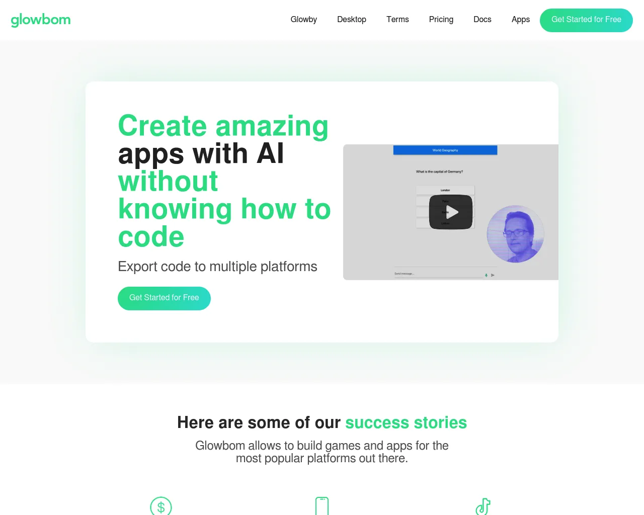 Explore Glowbom 2024: The Ultimate AI Guide - Pricing, Review & Capabilities | Monkey Ai Tools