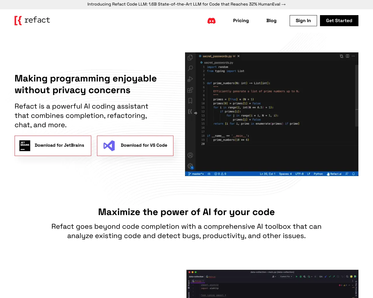 Explore Refact 2024: The Ultimate AI Guide - Pricing, Review & Capabilities | Monkey Ai Tools