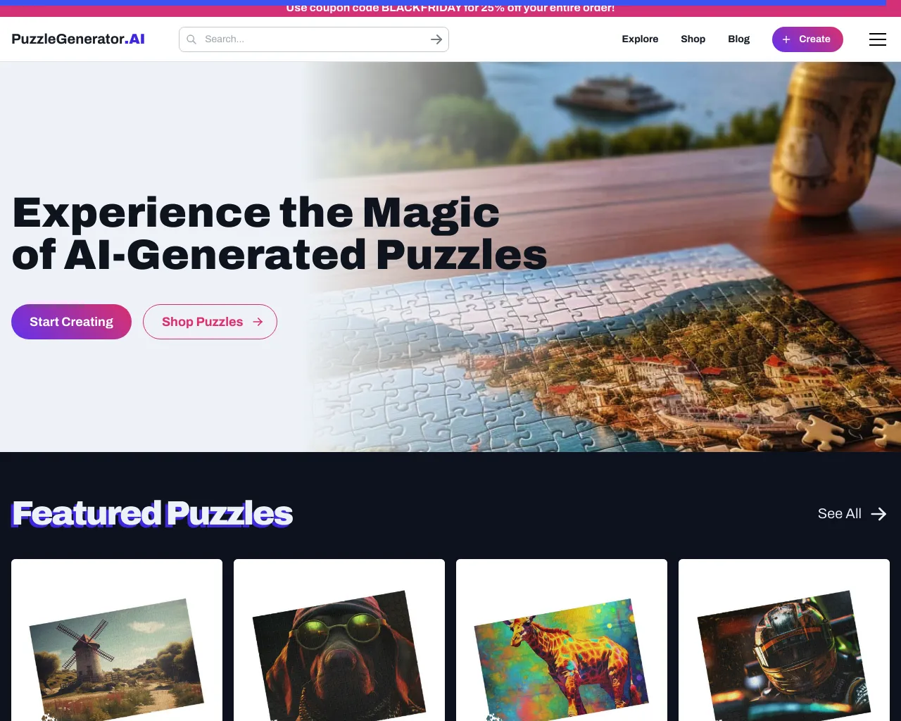 Explore Puzzle generator 2024: The Ultimate AI Guide - Pricing, Review ...