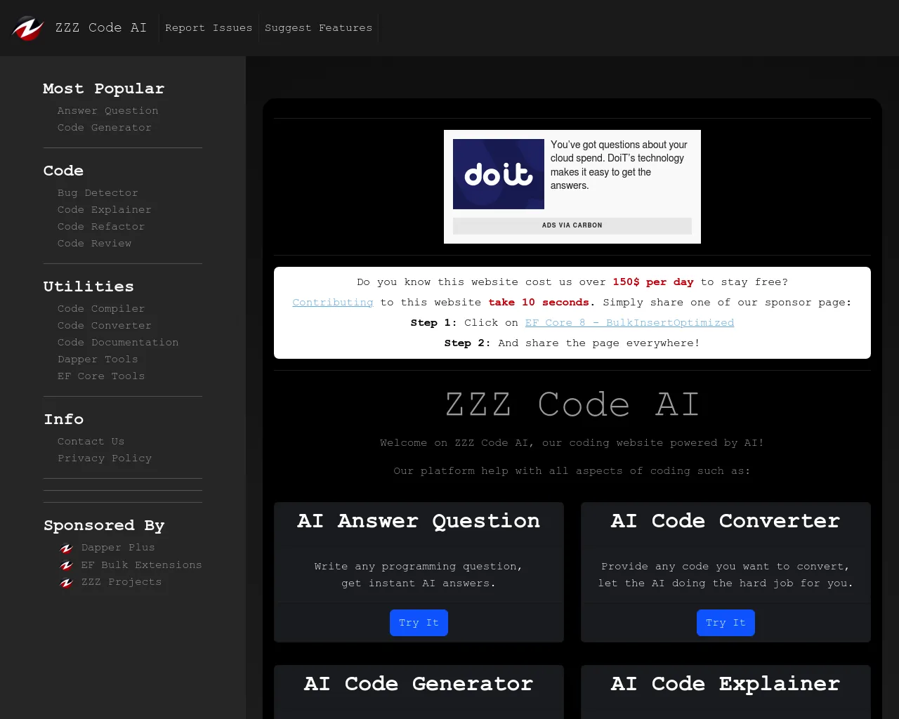 Explore Zzzcode 2024: The Ultimate AI Guide - Pricing, Review & Capabilities | Monkey Ai Tools