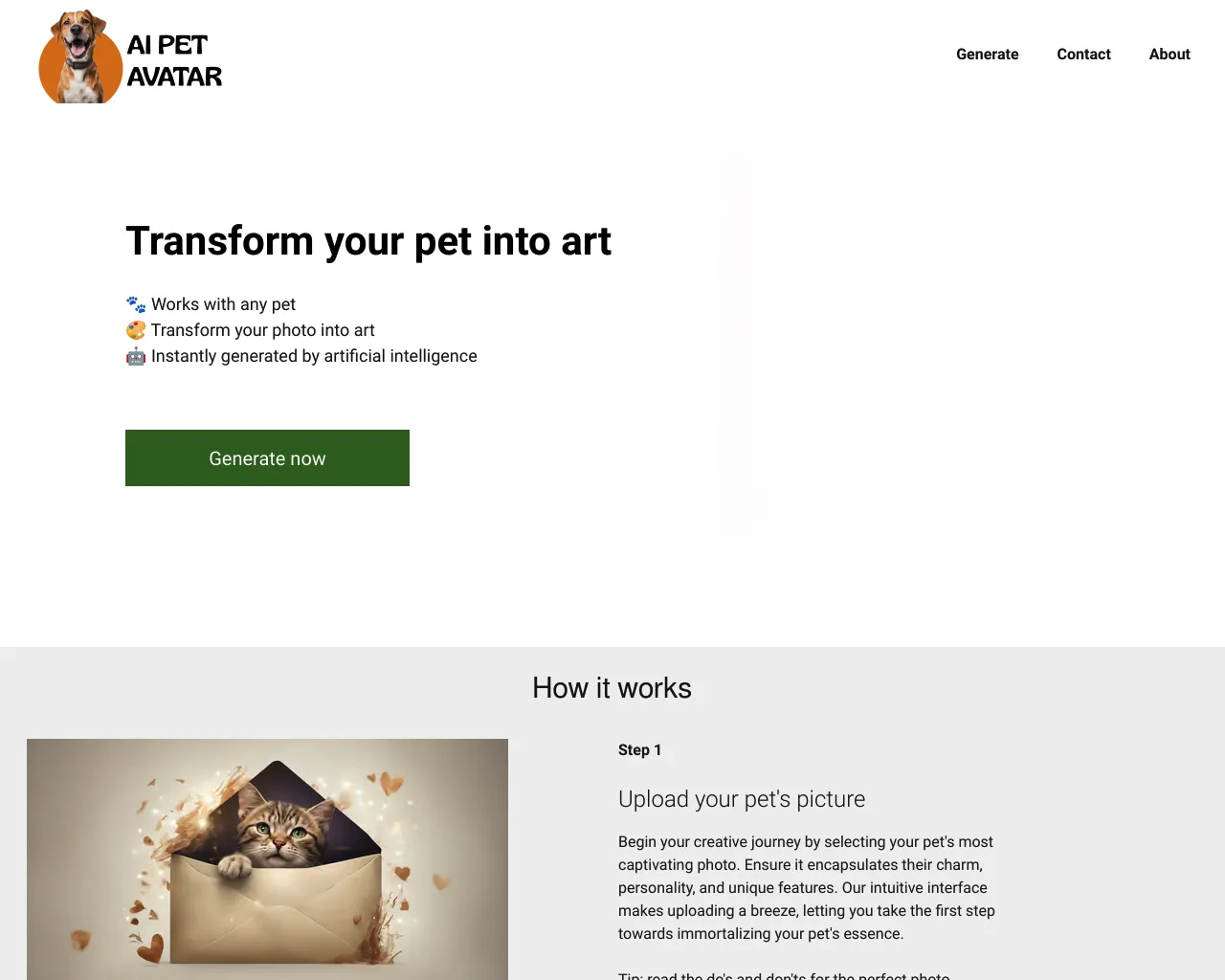 Explore AiPetAvatar 2023: The Ultimate AI Guide - Pricing, Review & Capabilities | Monkey Ai Tools