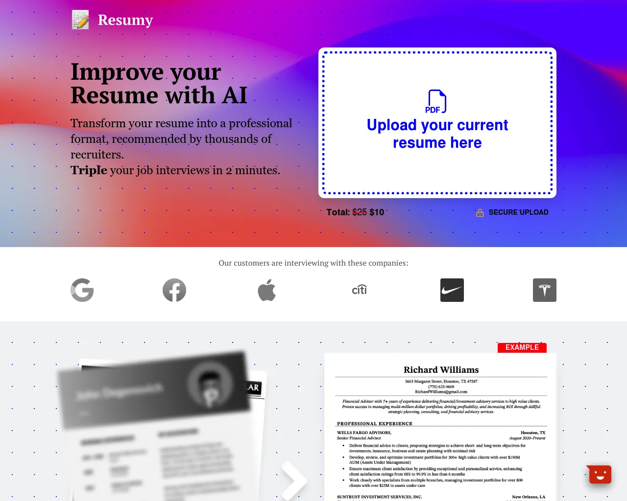 Explore Resumy 2024: The Ultimate AI Guide - Pricing, Review ...