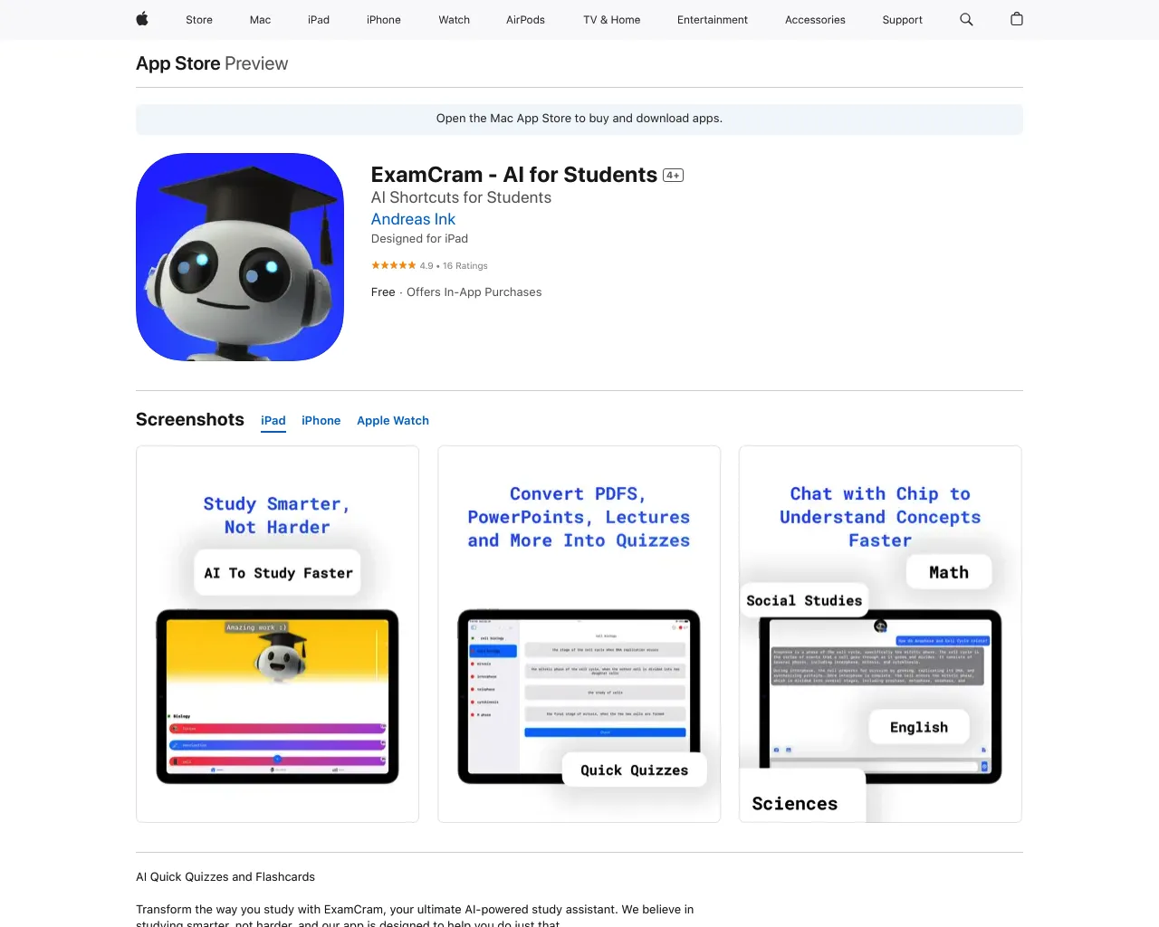 Explore ExamCram 2023: The Ultimate AI Guide - Pricing, Review & Capabilities | Monkey Ai Tools