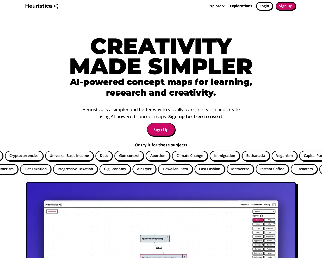 Explore Heuristica 2024: The Ultimate AI Guide - Pricing, Review & Capabilities | Monkey Ai Tools