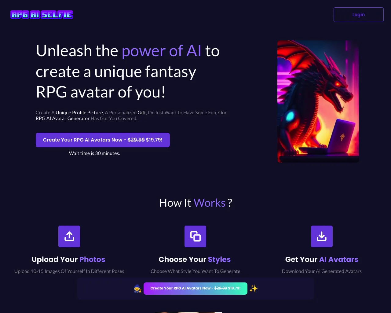 Explore RPG AI selfie 2023: The Ultimate AI Guide - Pricing, Review & Capabilities | Monkey Ai Tools