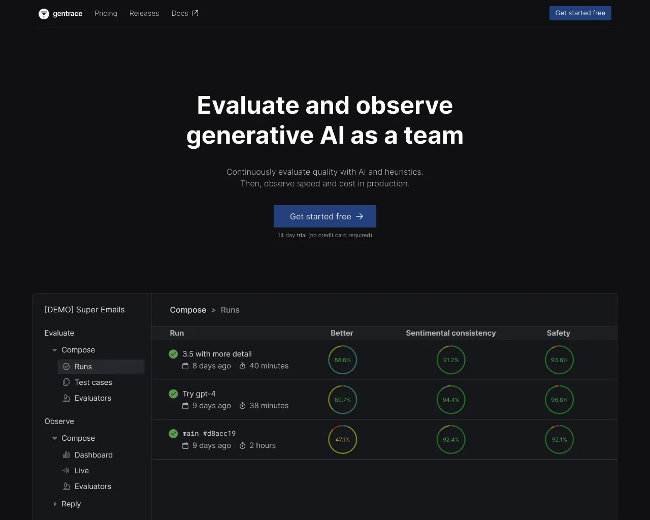 Explore Gentrace 2024: The Ultimate AI Guide - Pricing, Review & Capabilities | Monkey Ai Tools