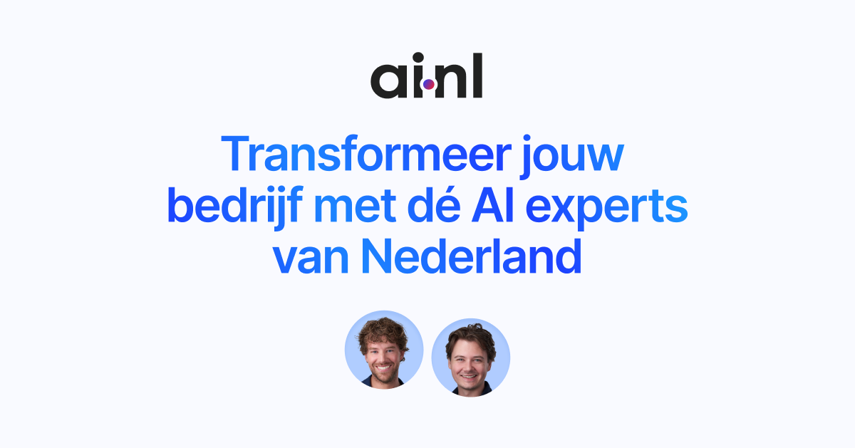 Op zoek naar AI experts? Ai.nl helpt van business uitdaging naar AI ...