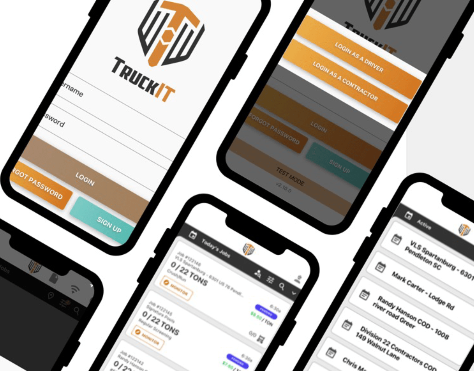 Construction Dump Truck Services & Trucking Software Solutions