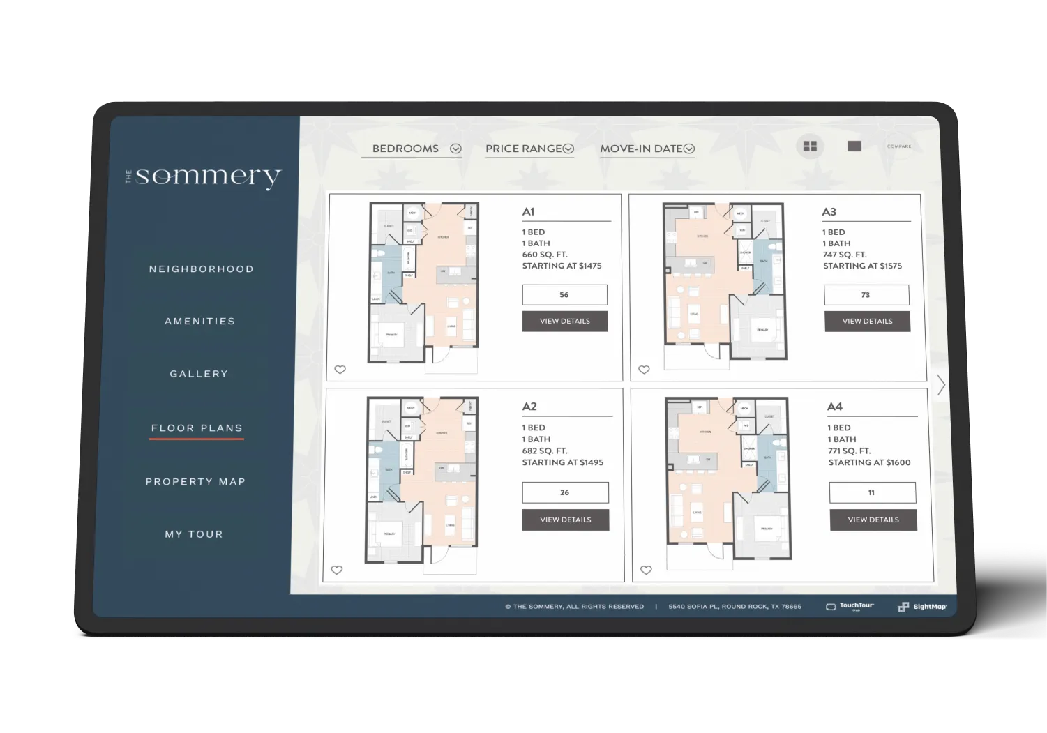 TouchTour - Models - iPad