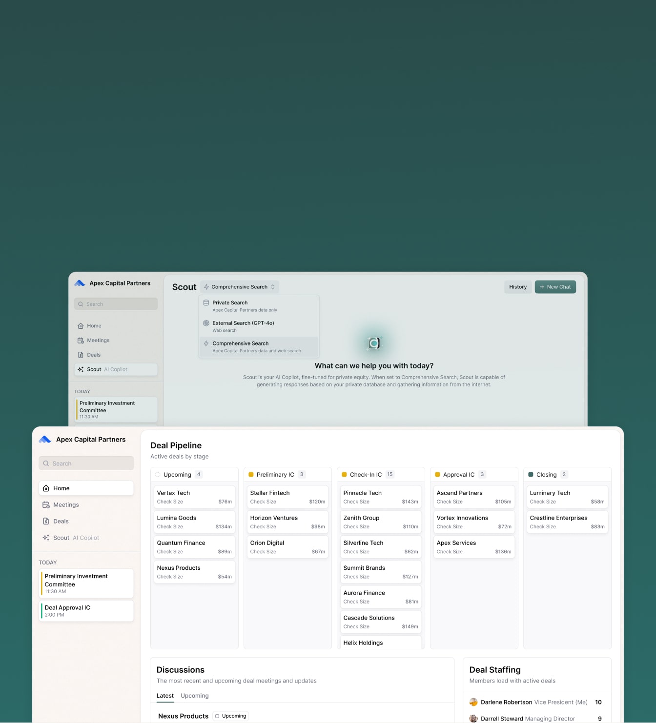 Meridian AI | Industry Leading Software for PE Deal Teams