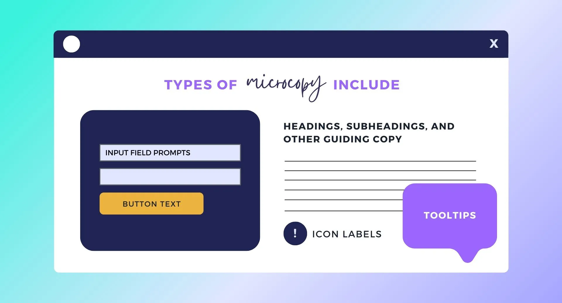 Microcopy Matters: The UX Designer’s Guide to Writing Better Copy | Designlab