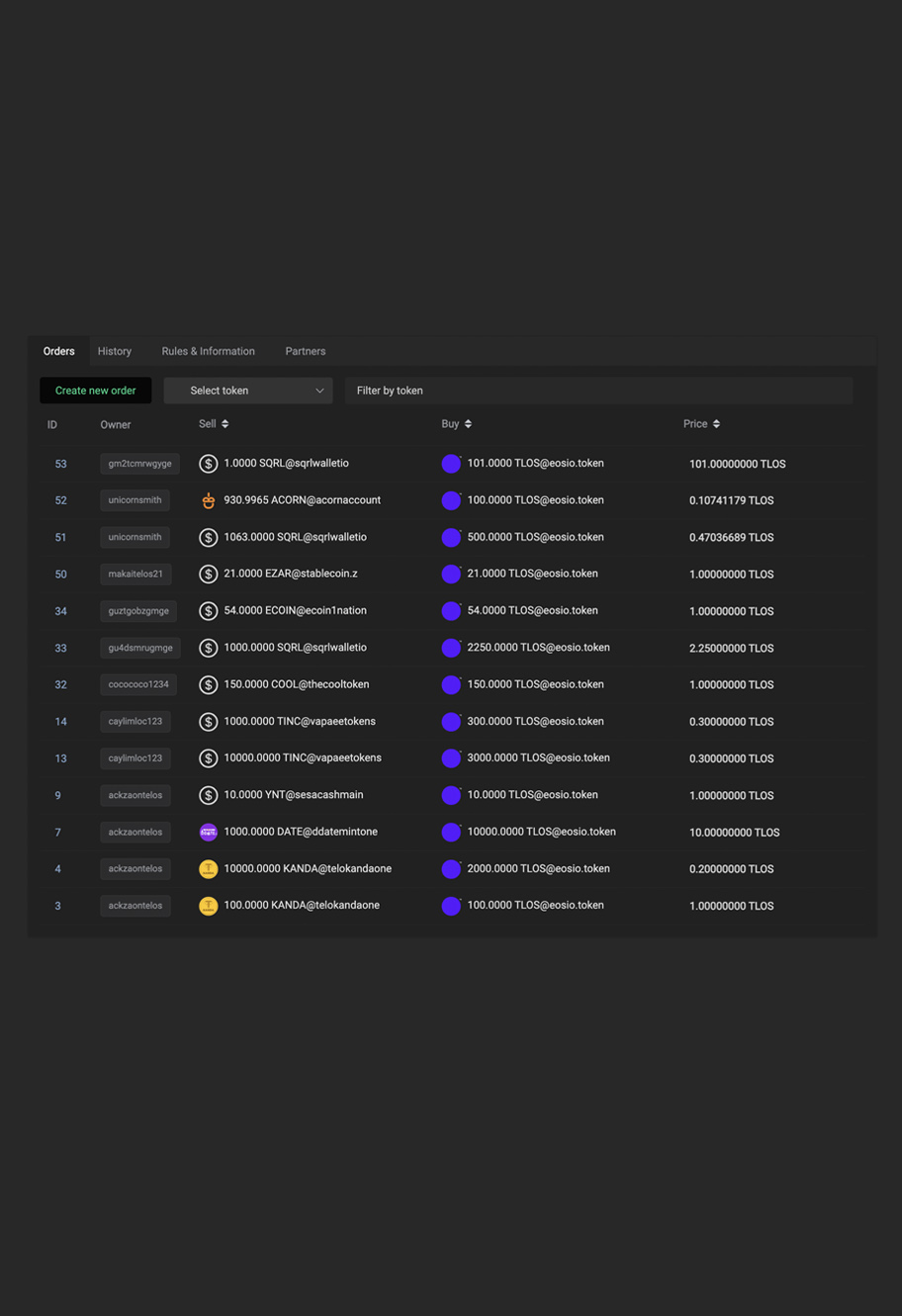 Alcor.Exchange - Telos
