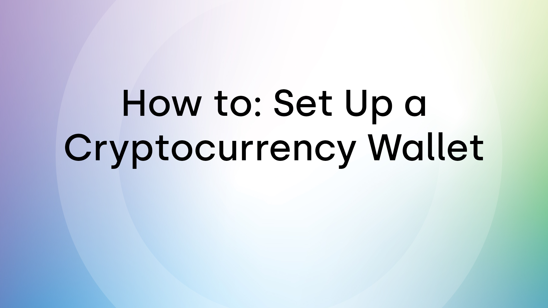 How to Set Up a Cryptocurrency Wallet: A Comprehensive Guide | Telos Blockchain | World's ...