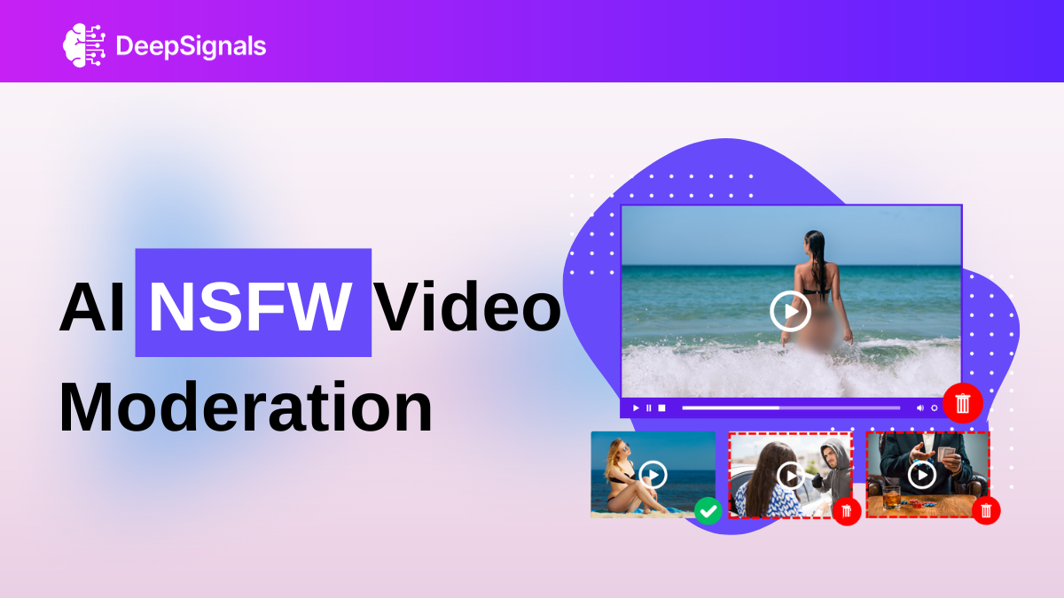 NSFW Video API Moderation For Explicit Content In Videos