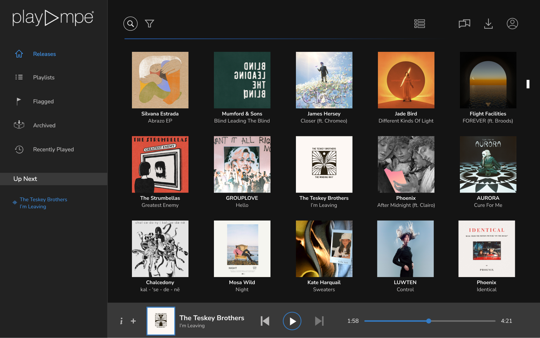 Player: Industry Access for Radio, Media, Music Curators