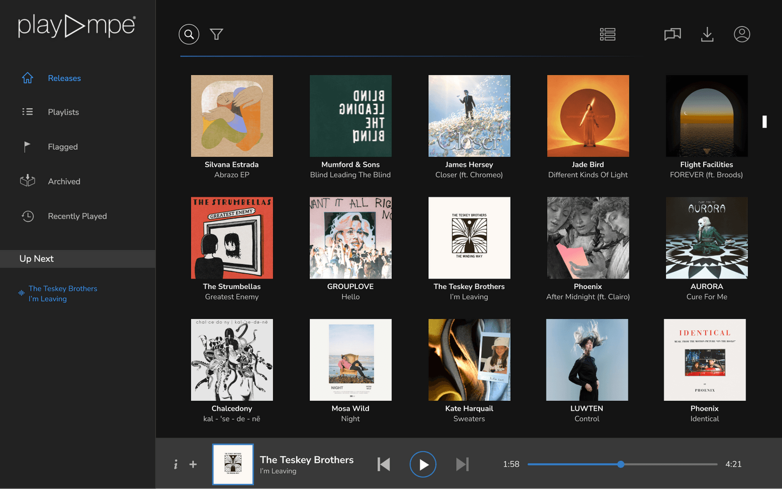 Player: Industry Access for Radio, Media, Music Curators