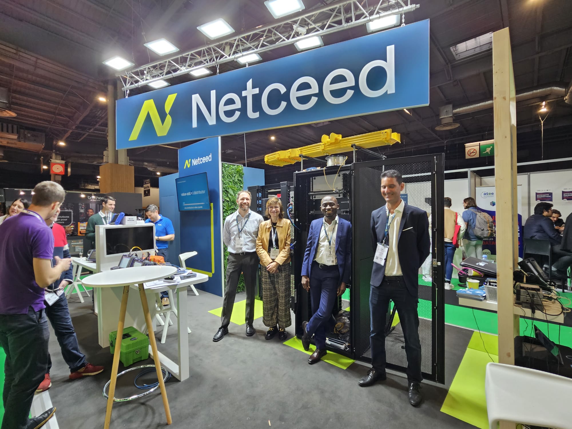 Netceed at Data Center World Paris: A Convergence of Innovation and Expertise