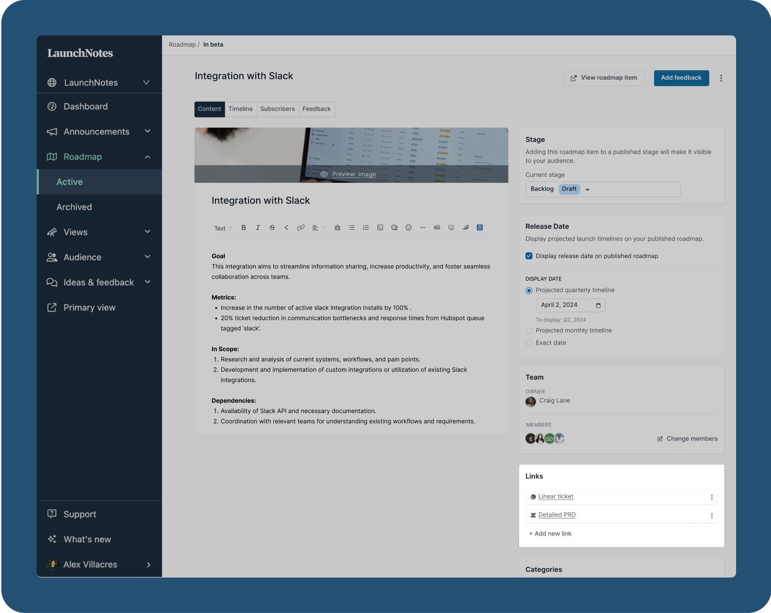 LaunchNotes for Product Managers | LaunchNotes