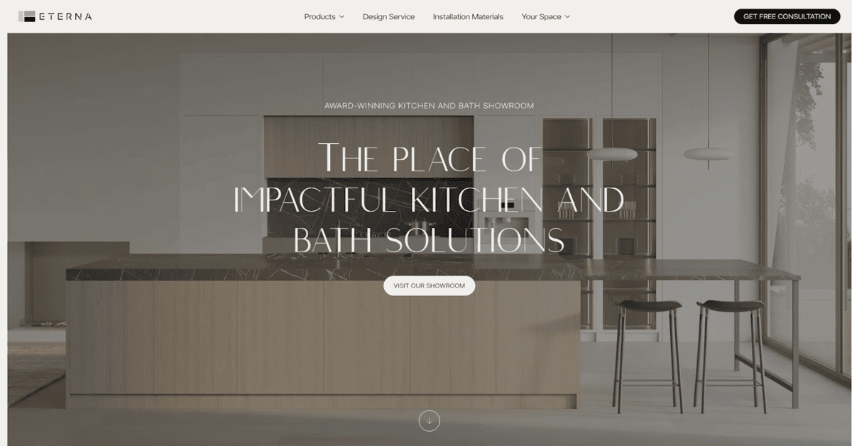 Kitchen and Bathroom Cabinets Showroom in Woodinville WA | Eterna Surfaces