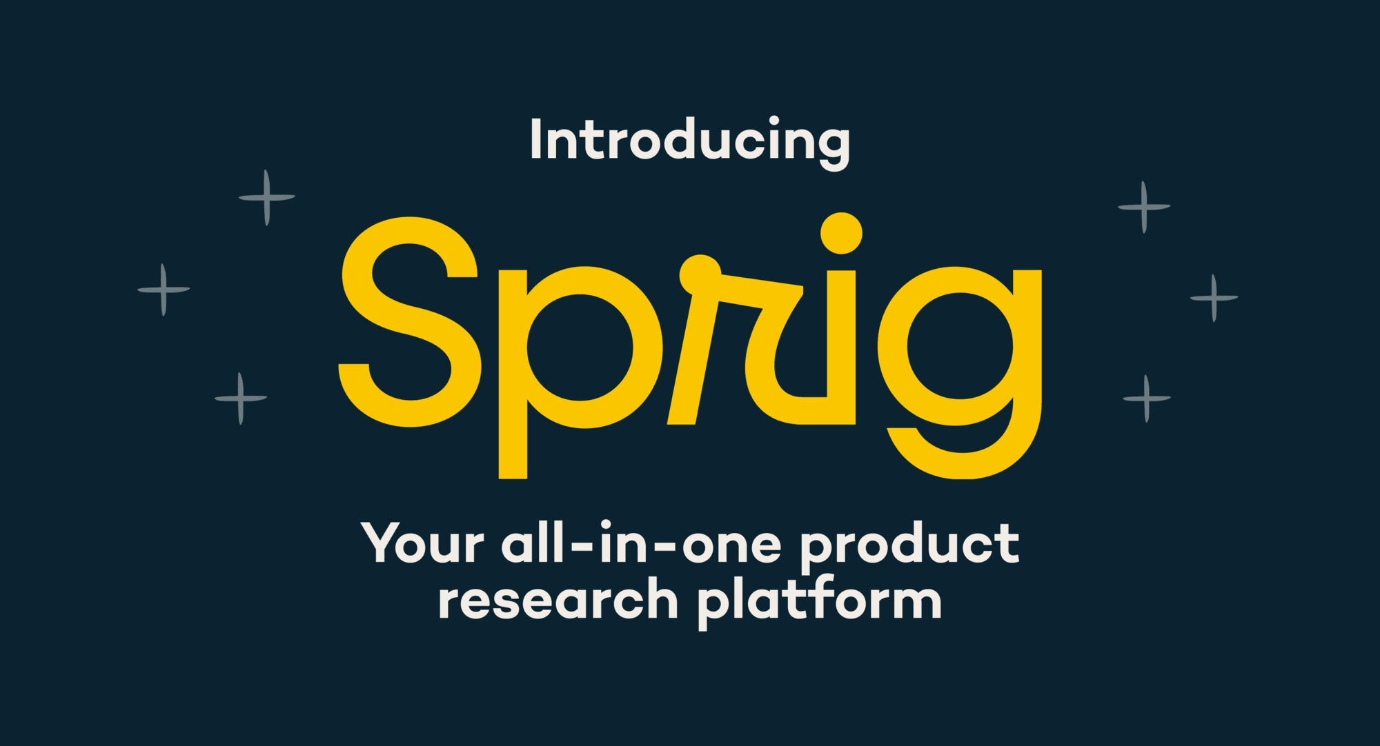 Introducing Sprig: Your all-in-one product research platform | Sprig