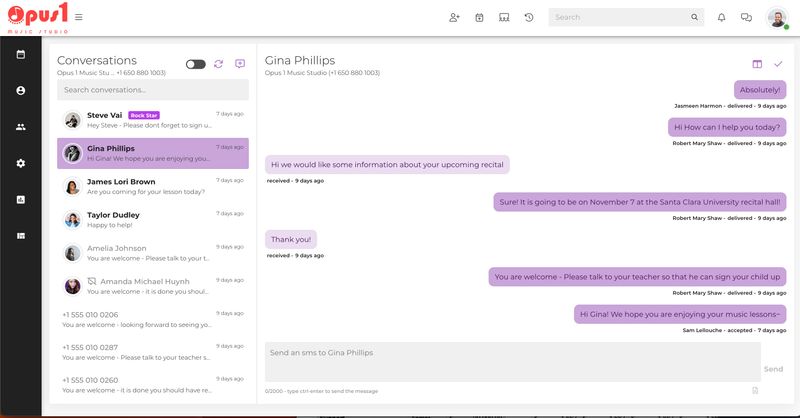 Operate and grow your music school business more efficiently- Opus1.io