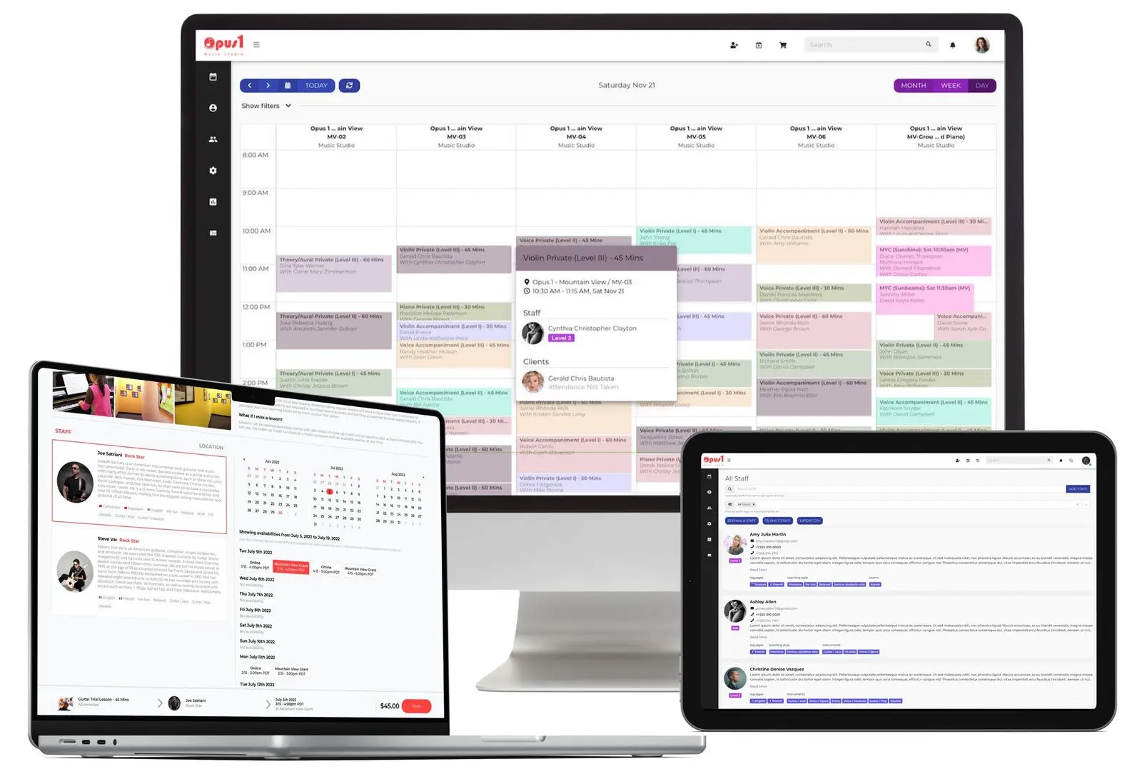 Operate and grow your music school business more efficiently- Opus1.io