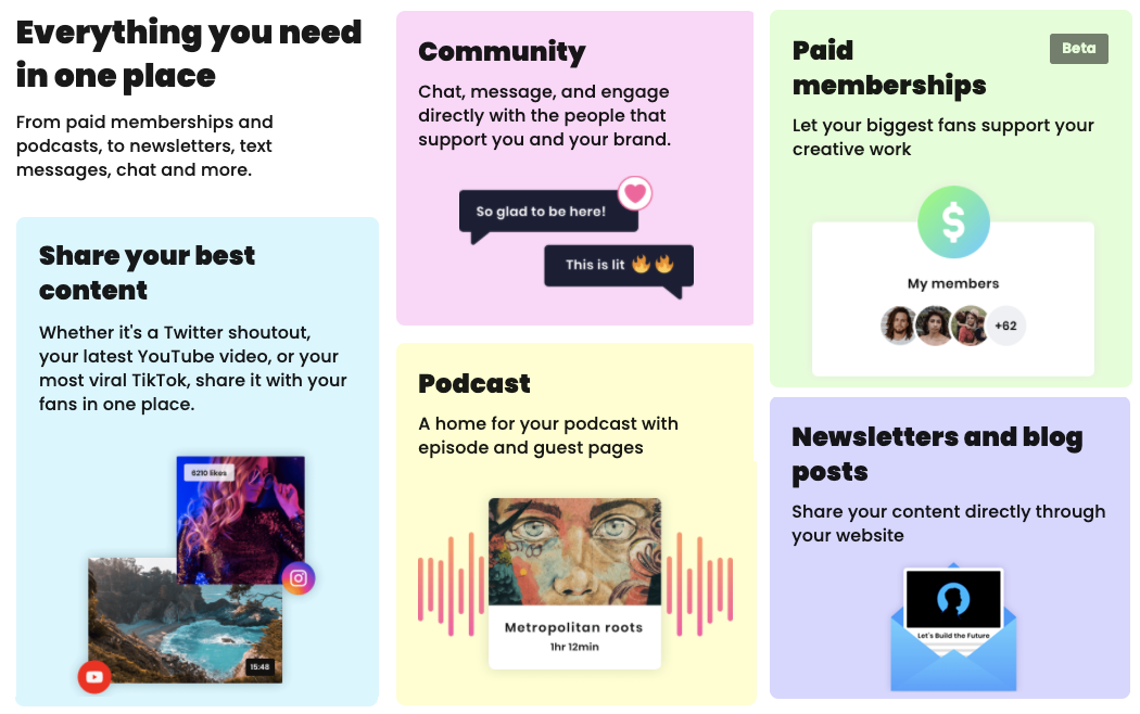 Creators get their own home on the web with site-maker Spore