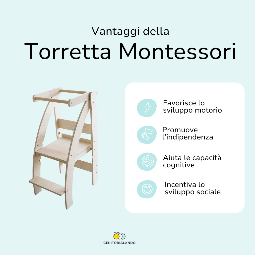 Torretta Montessori: come sceglierla e quali sono i benefici?
