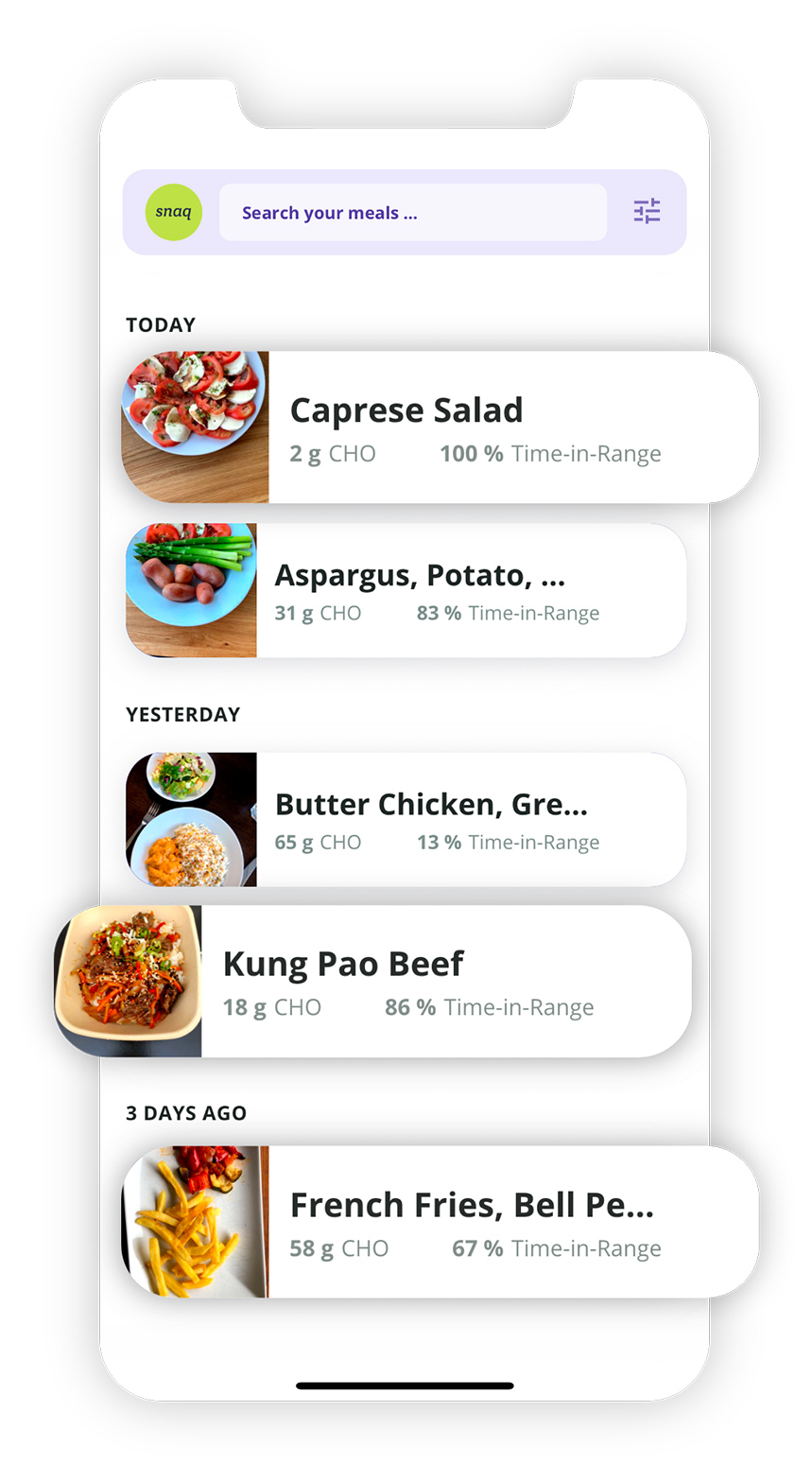 SNAQ - Diabetes Food Tracker