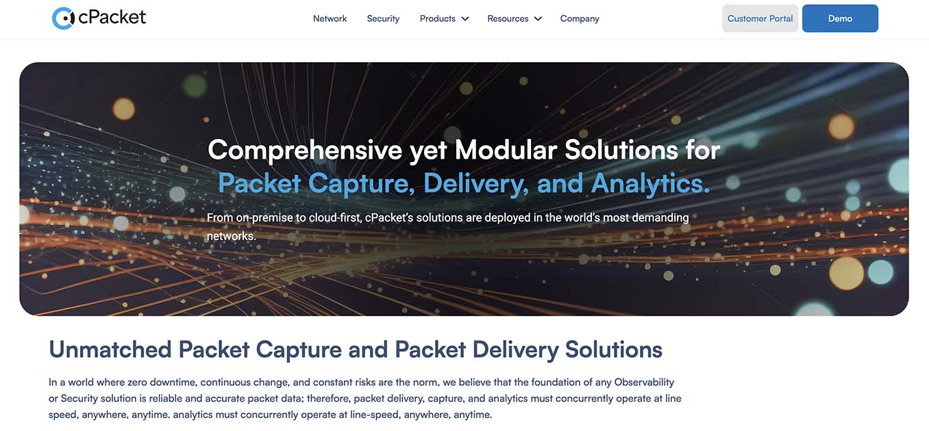 cPacket Product Portfolio | Real-Time Packet Capture, Delivery, and ...