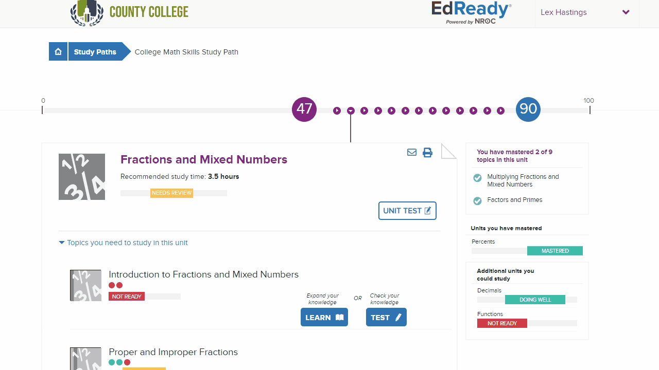 EdReady Student Experience