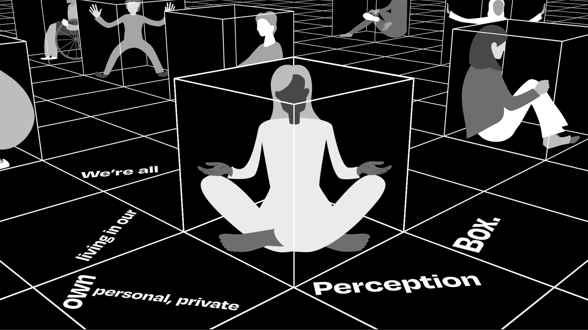 Unlikely Collaborators | Perception Box Watch | Gold Blue Dress