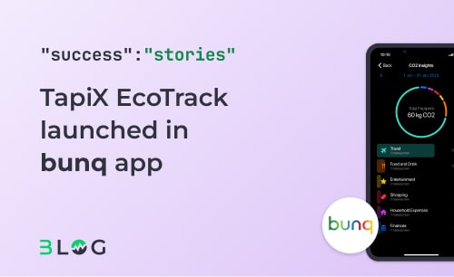 TapiX EcoTrack launched in bunq app - TapiX Blog