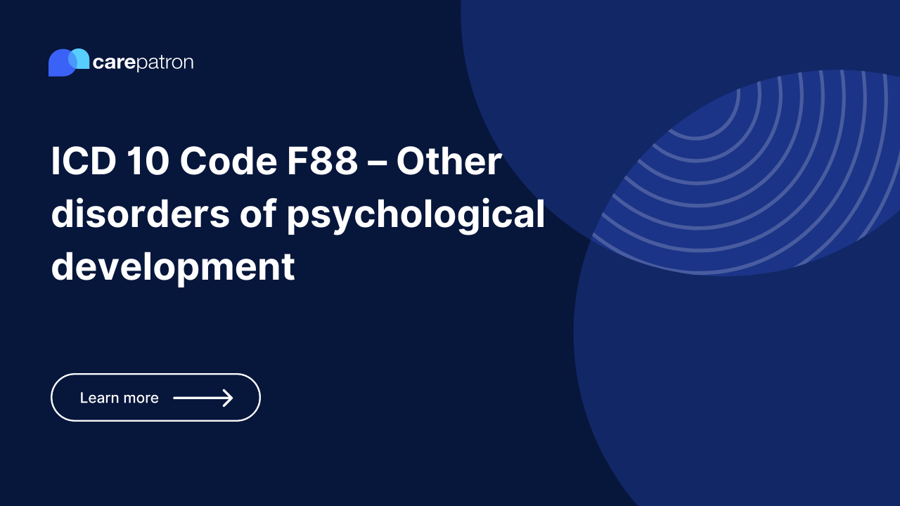 F88 – Other disorders of psychological development | ICD-10-CM
